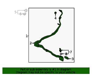 2019-2025 GM Engine Oil Cooler Hose 86788215 | GM Parts Center