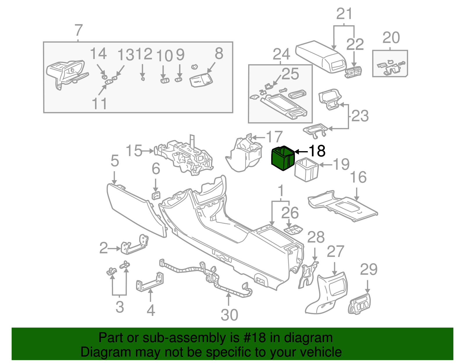 1998-2005 Cadillac Pocket 25646608 | Shop Matick Buick GMC