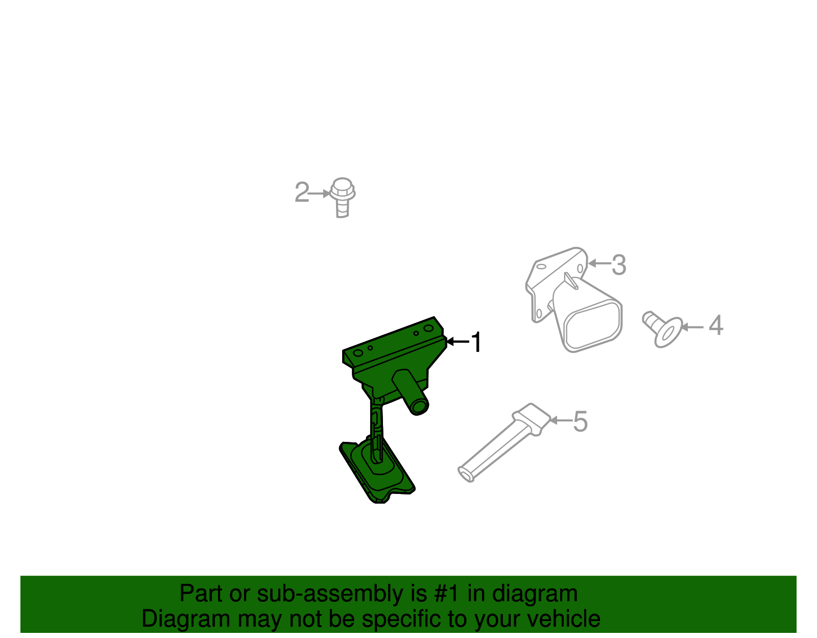 2012-2021 Nissan Spare Carrier 57210-1PA0A | Bill Kay Nissan Parts