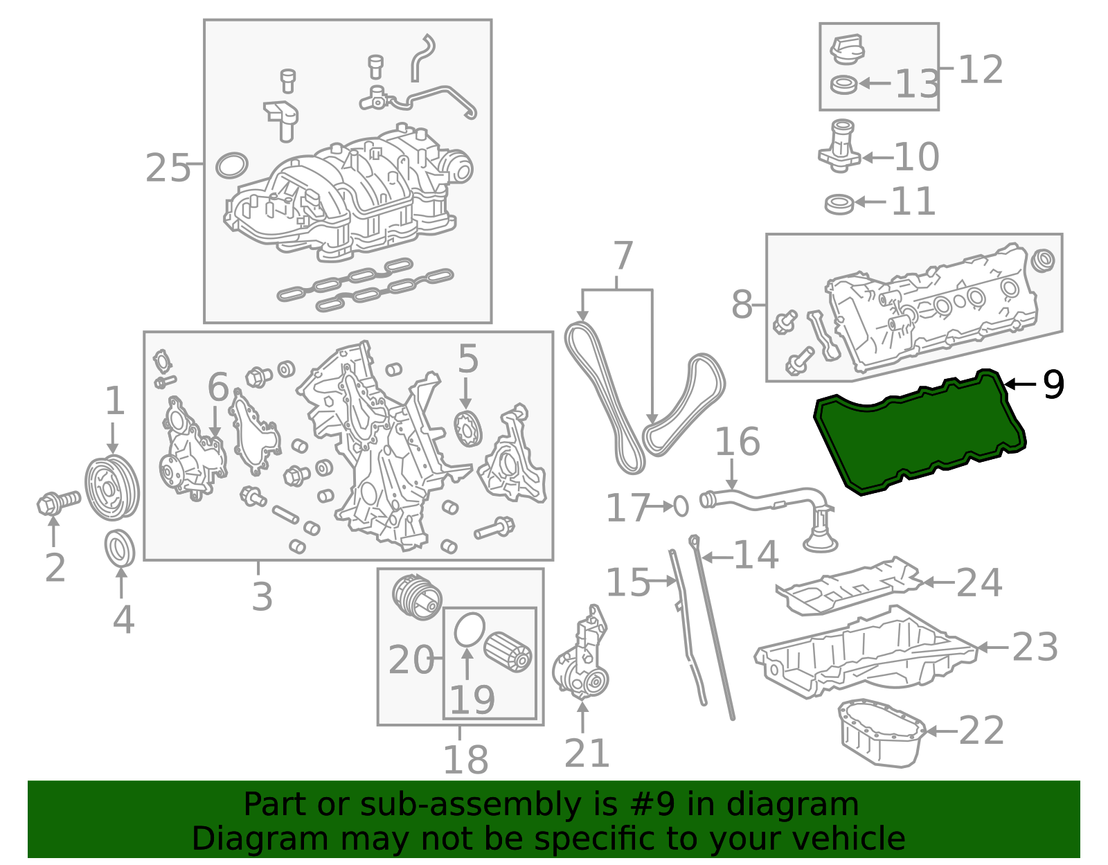 2008-2023 Lexus Valve Cover Gasket 11213-0S010 | OEM Parts Online