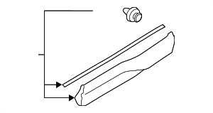 Genuine OEM Lower Molding Part# 91112SJ240 Fits 2019-2024 Subaru ...