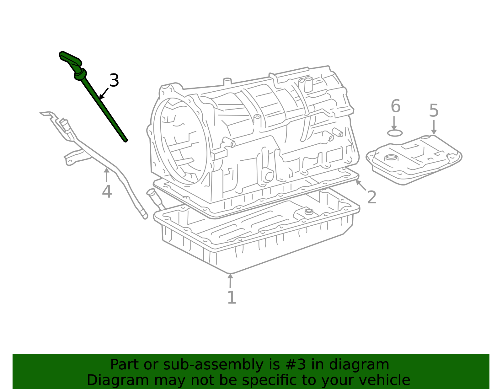 2004-2005 Toyota 4Runner Automatic Transmission Dipstick 35103-60190 ...