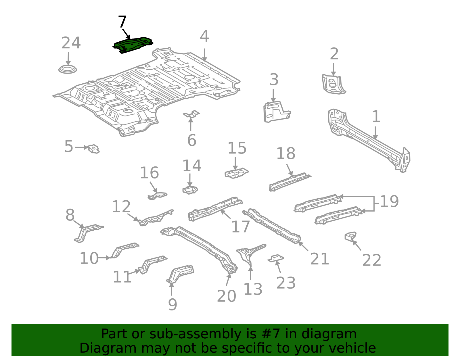 58723-60010 - Protector - 2008-2011 Lexus LX570 | My L Parts