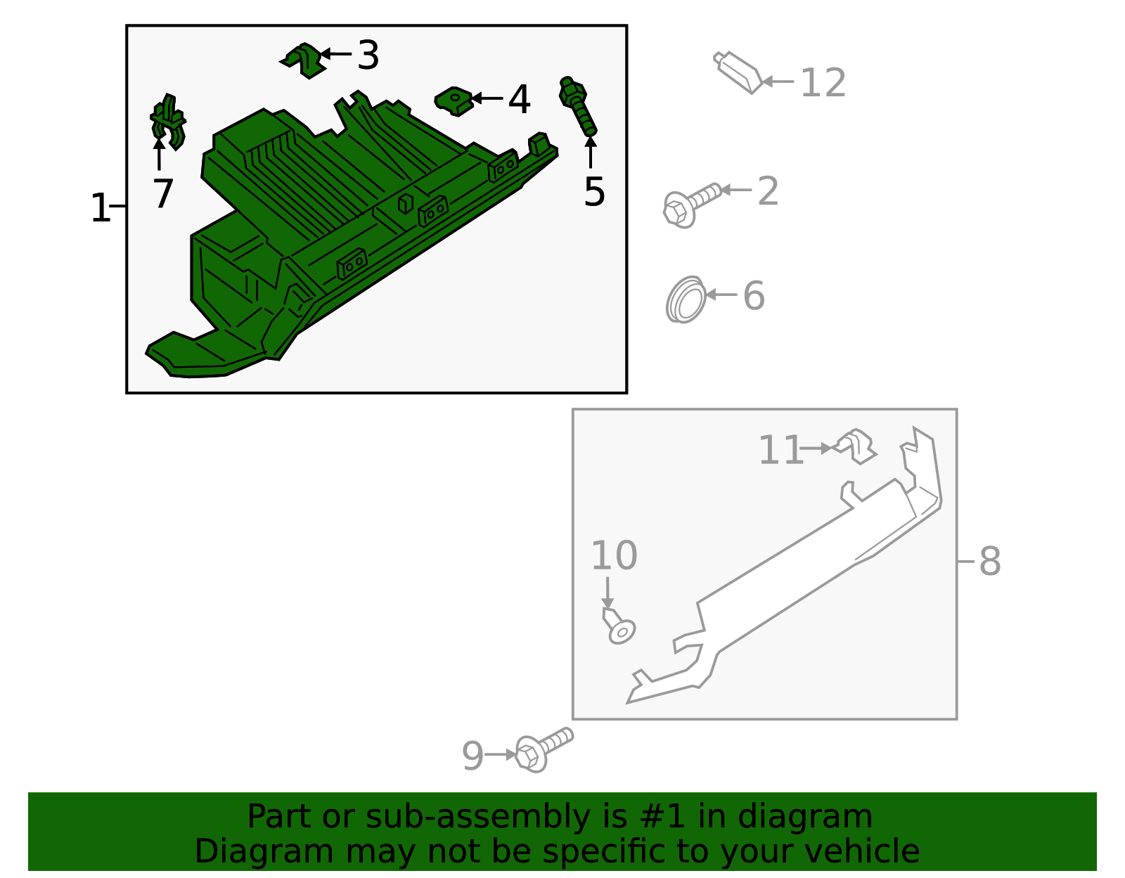 2019-2023 Porsche Cayenne Glove Box Assembly 9Y1-857-093-AA-8YR ...