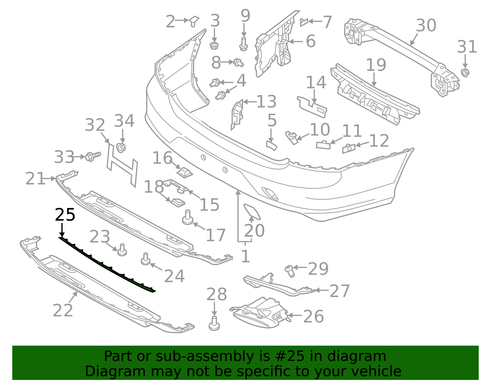 2017-2020 Volvo Trim Molding 31425423 | OEM Parts Online