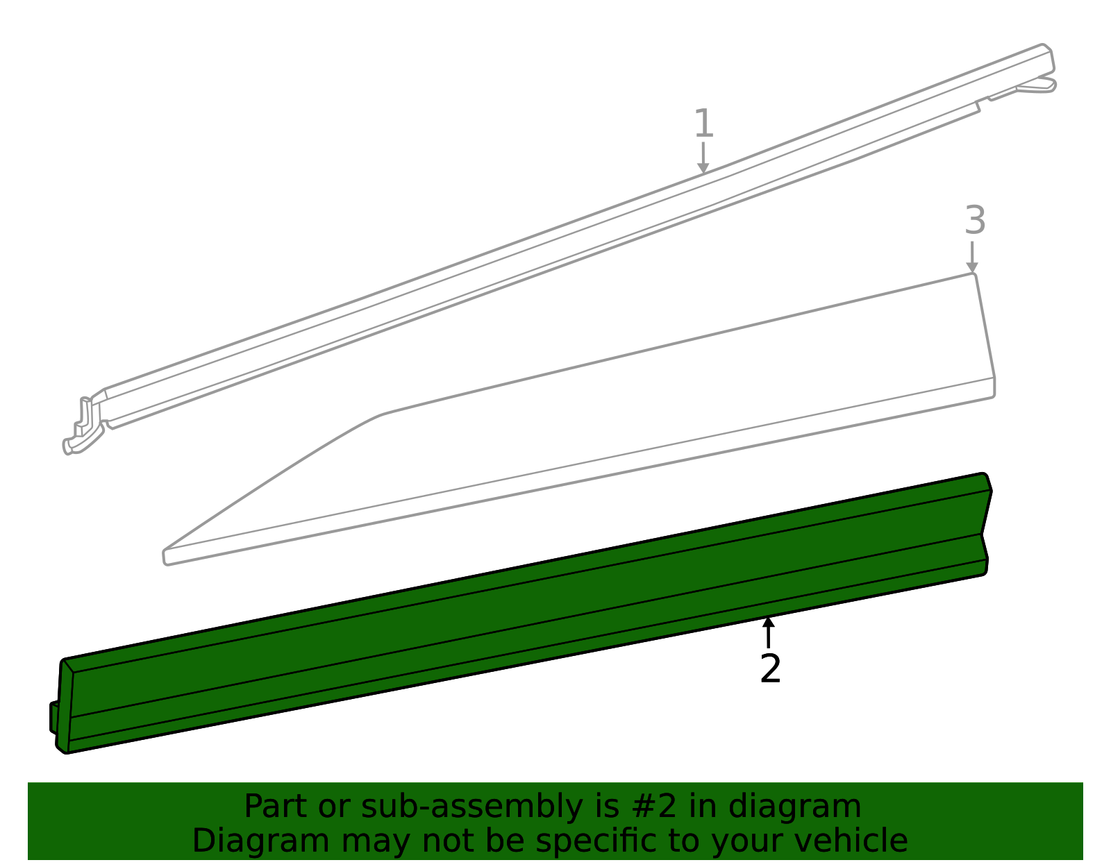 95C-837-096-HY-OK1 - High-Quality Door Molding for AutoNation Parts