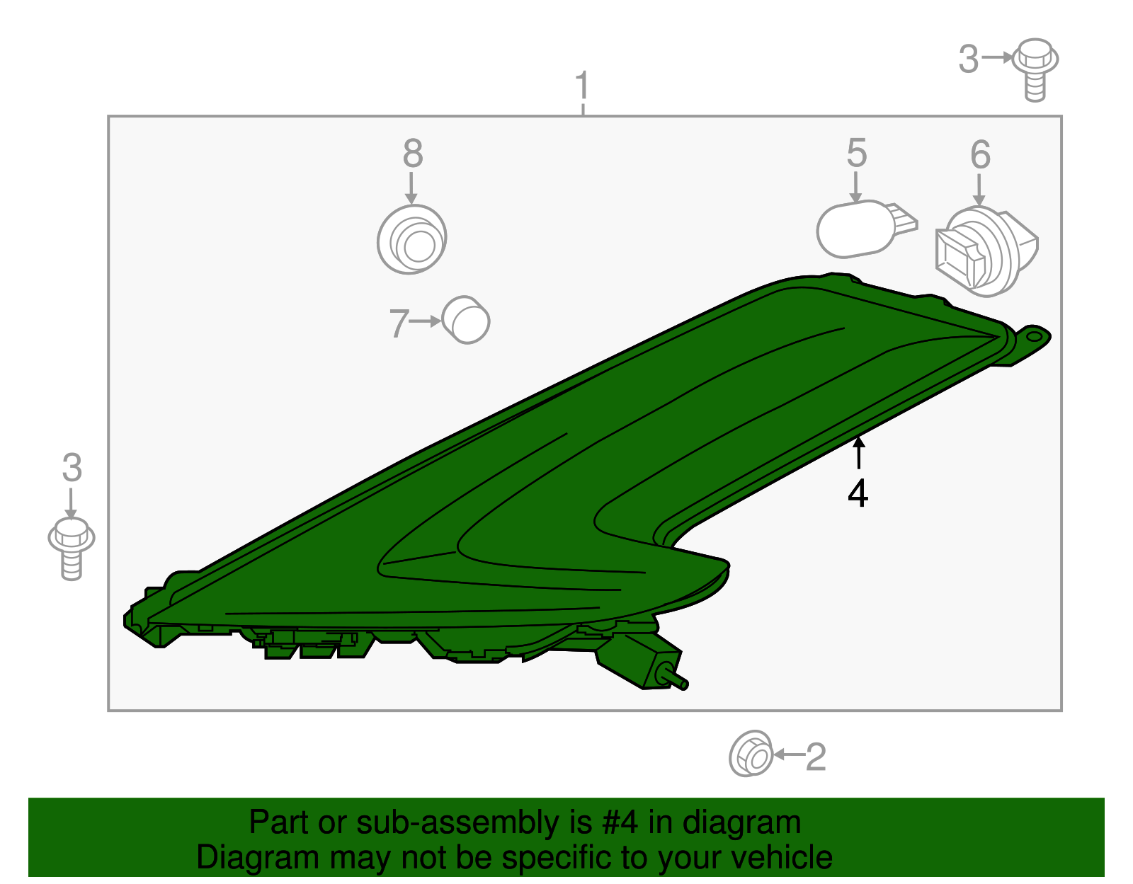 2015-2017 Nissan Juke Lens & Housing - Driver's Side (LH) 26129-3YM2C ...