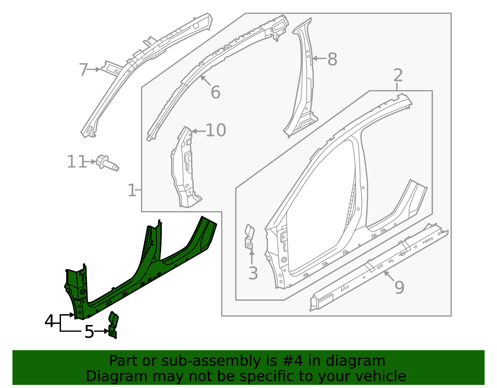 G6410-5MPMA - Rocker Panel Official Nissan Parts Store