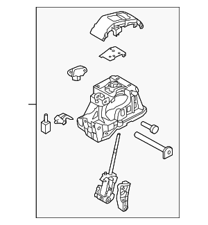 2011-2013 Hyundai Gear Shift Assembly 46700-3Y100 | OEM Parts Online