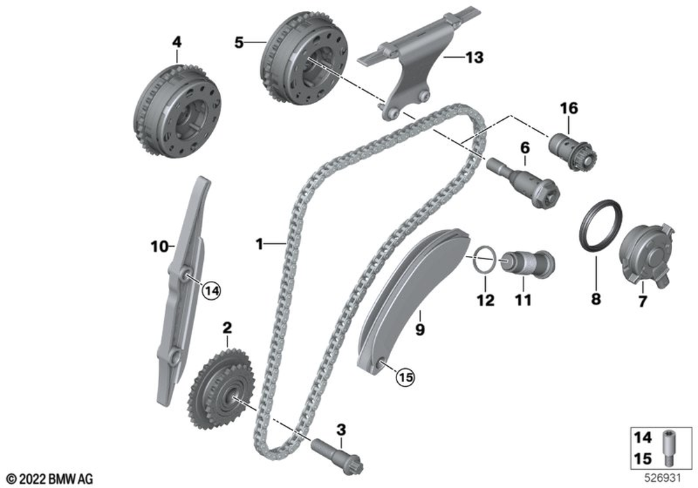11318648729 - BMW Timing Chain Retail Performance Auto Parts