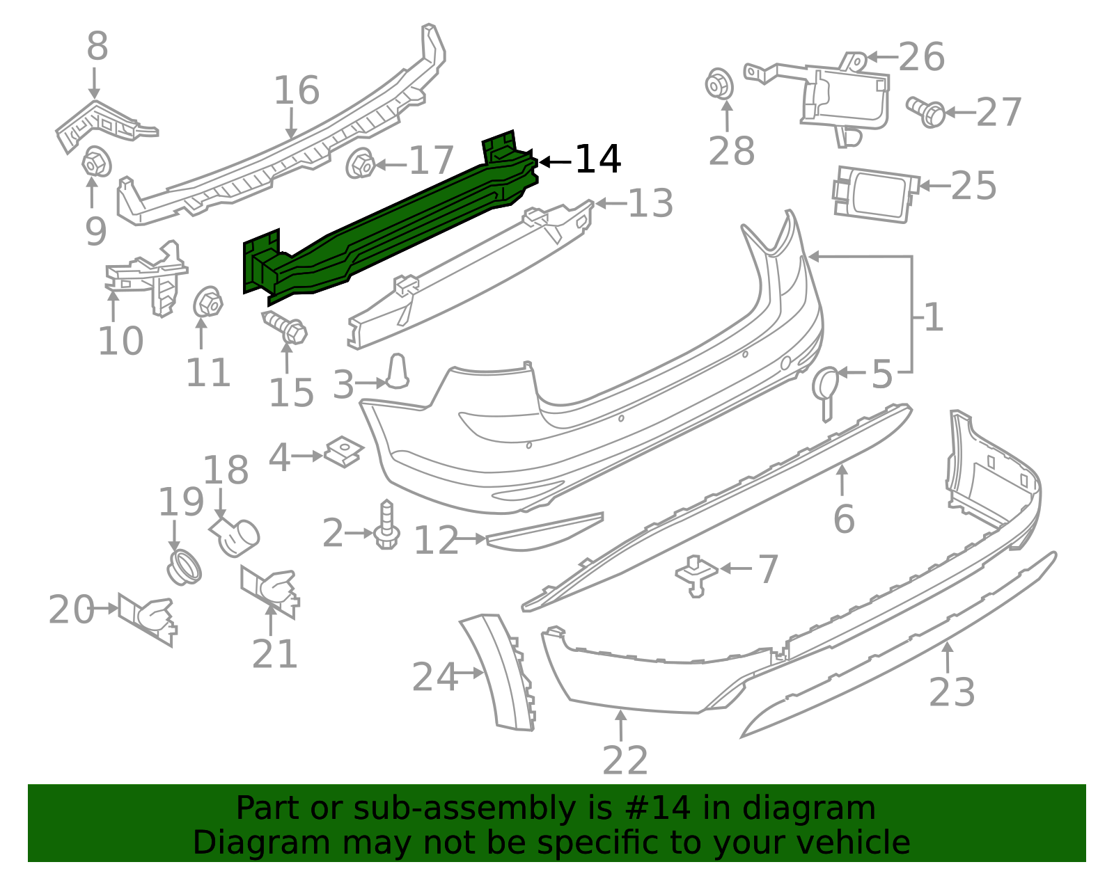 5GM-807-305-J - Impact Bar 2017-2019 Volkswagen Golf Alltrack | Euro ...