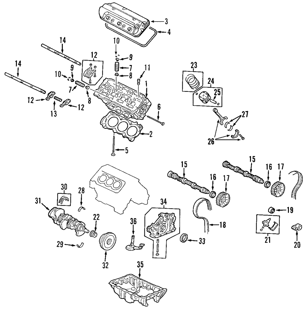 13310-RCA-A01 - Crankshaft | Honda Car Parts Direct