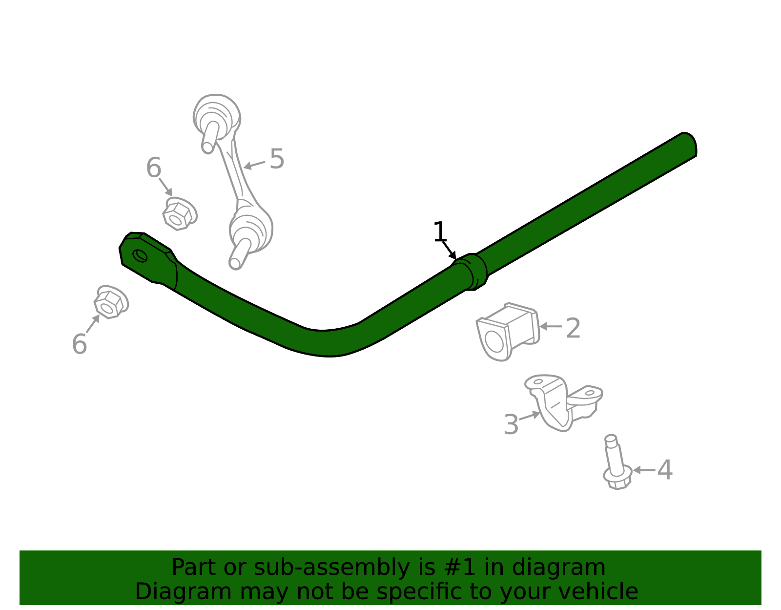 2015-2024 Ford Stabilizer Bar F2GZ-5A772-C | Awesome Parts Ford