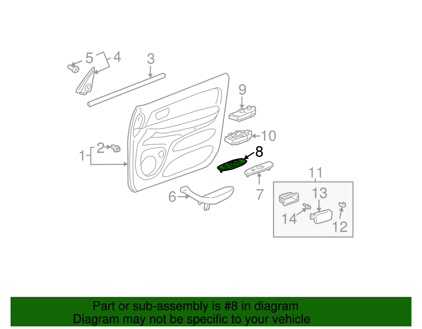 2004-2006 Toyota Tundra Switch Bezel 74202-0C050 | Toyota Parts Center