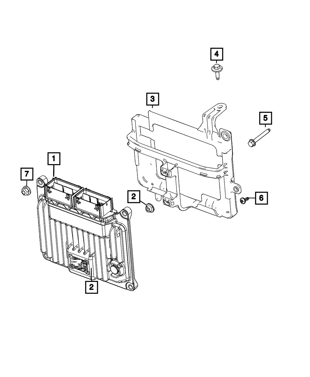 2022-2025 Jeep Grand Cherokee Engine Controller Module 68414847AK ...
