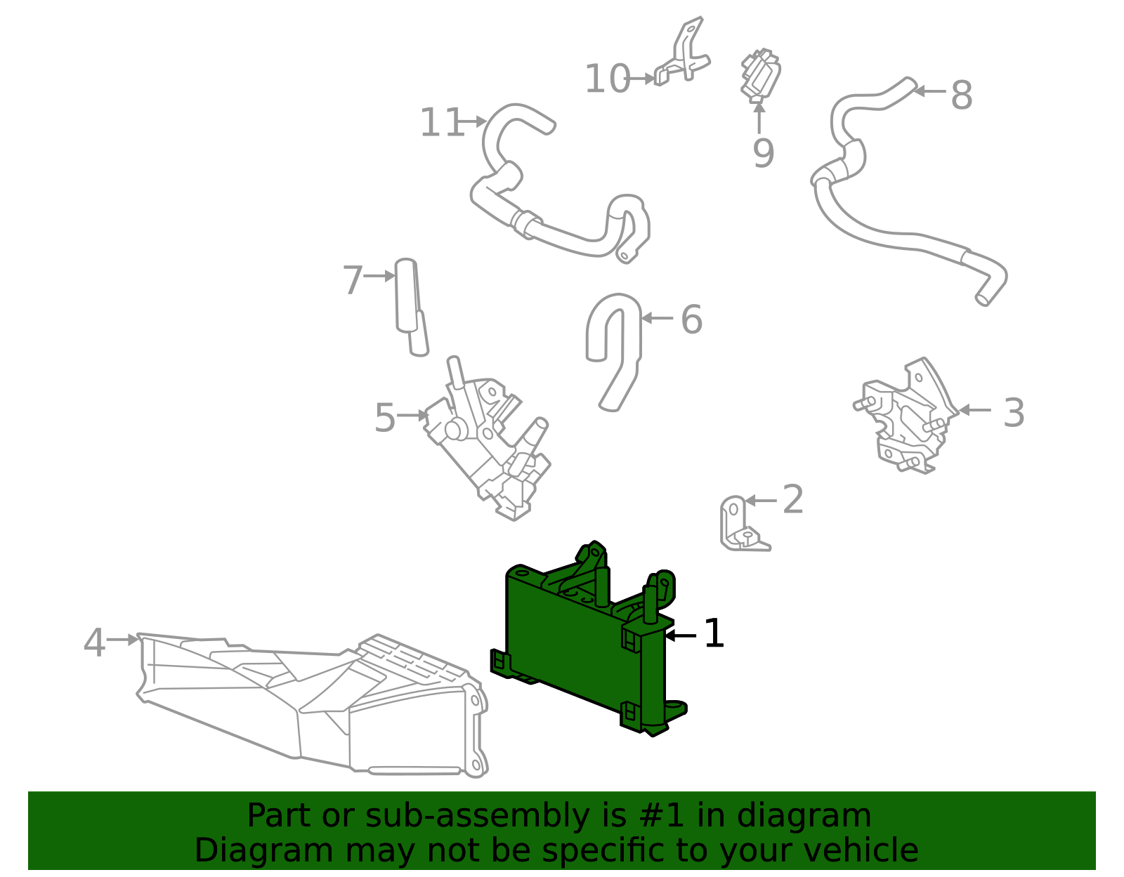 2020-2022 Toyota Highlander | Trans Cooler | 32910-0E090 | OEM Vehicle ...