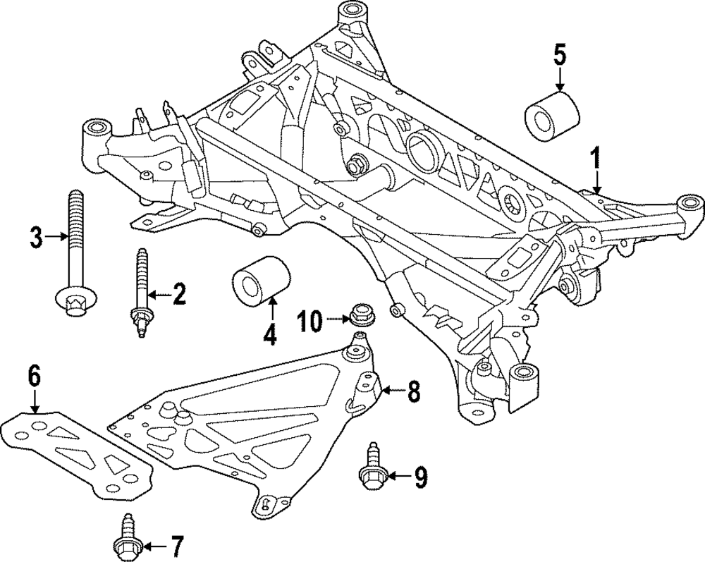 Genuine BMW 07-14-9-504-743 | Reinforced Plate Bolt (M10x1.5 ZNS3 ...