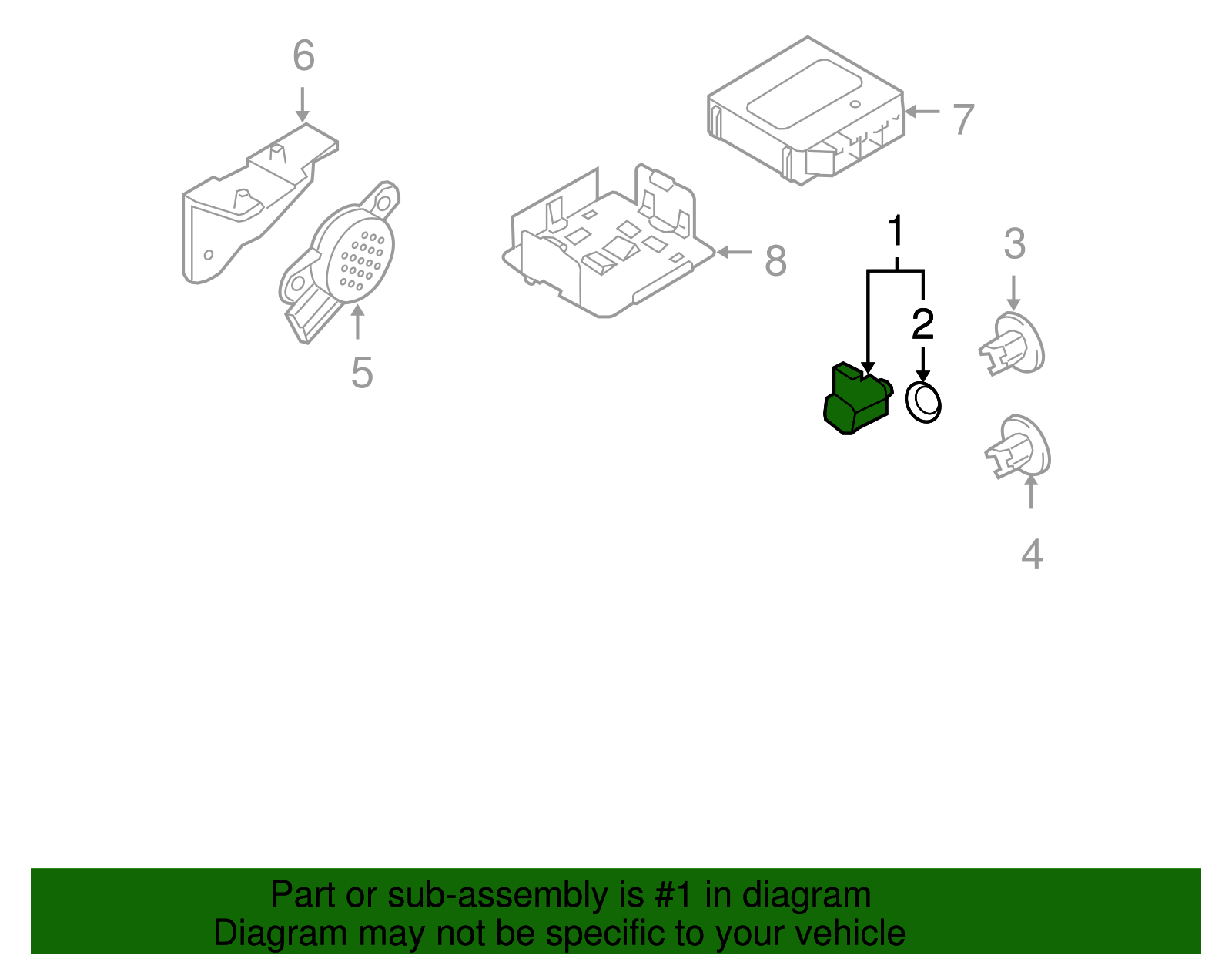 2004-2010 Volkswagen Sensor 3D0-998-275-A | OEM Parts Online