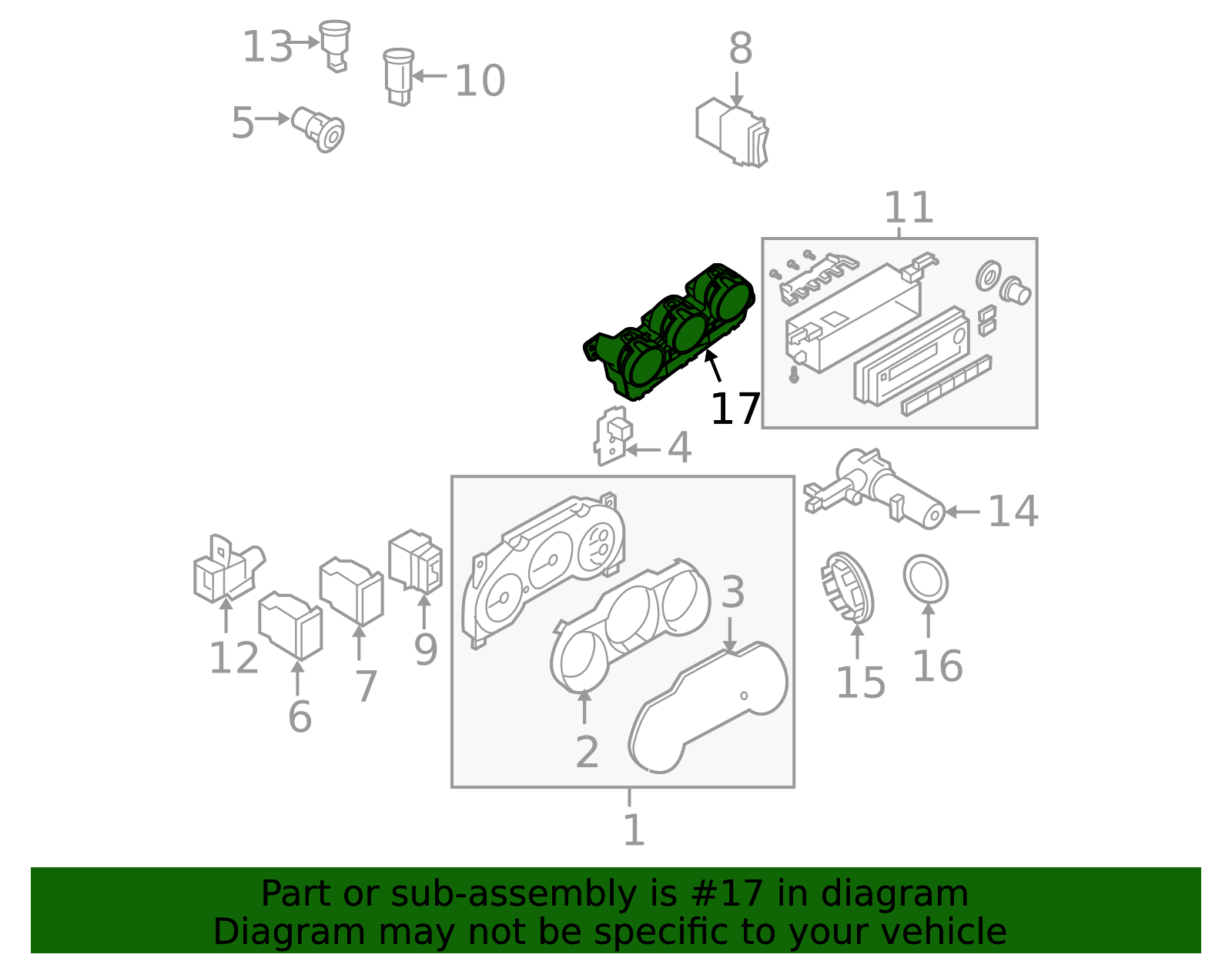 24810-ZD98B - Cluster Assembly 2006 Nissan Altima | Official Nissan ...