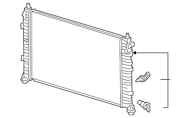 2019-2024 GM Radiator 86567346 | Shop Matick Buick GMC