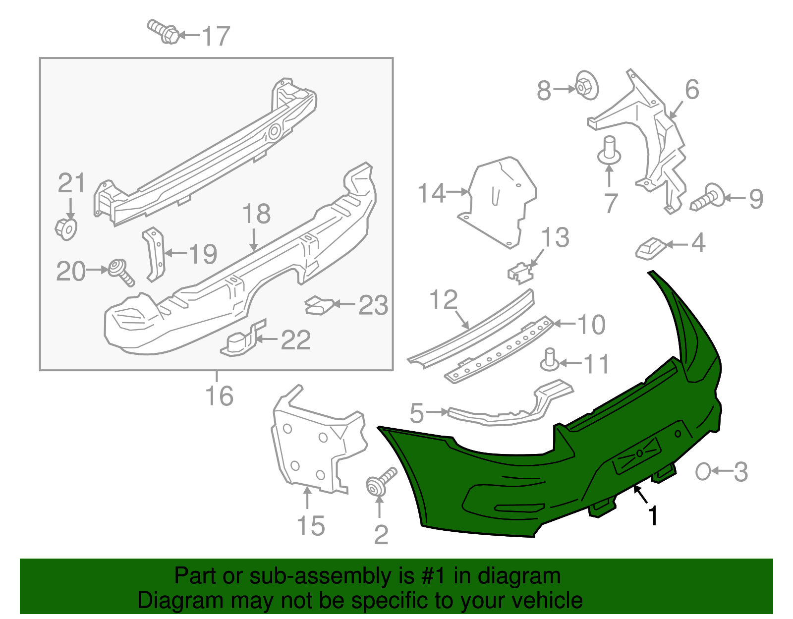2014-2016 Porsche 911 Bumper Cover 991-505-411-A7 | Sunset Porsche Parts