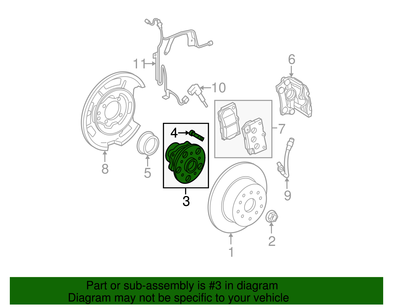 2006-2023 Lexus Hub & Bearing 42410-30021 | OEM Parts Online
