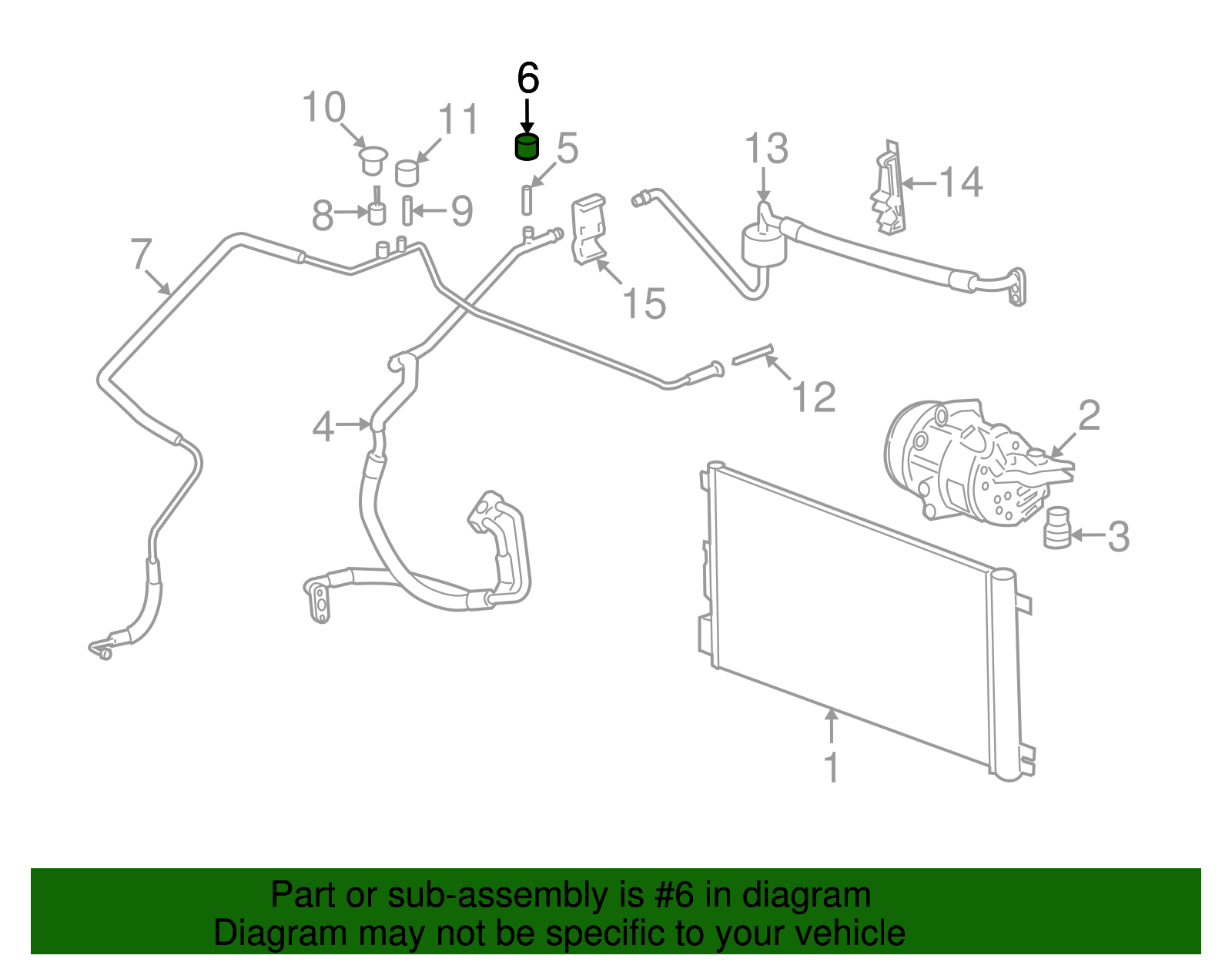 2001-2025 GM Air Conditioning Service Valve Fitting Cap 22883362 | Shop ...