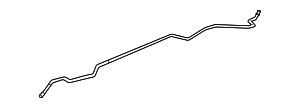 Genuine Toyota Rear AC Line part# 87208-0E240 for 2020-2025 Toyota ...