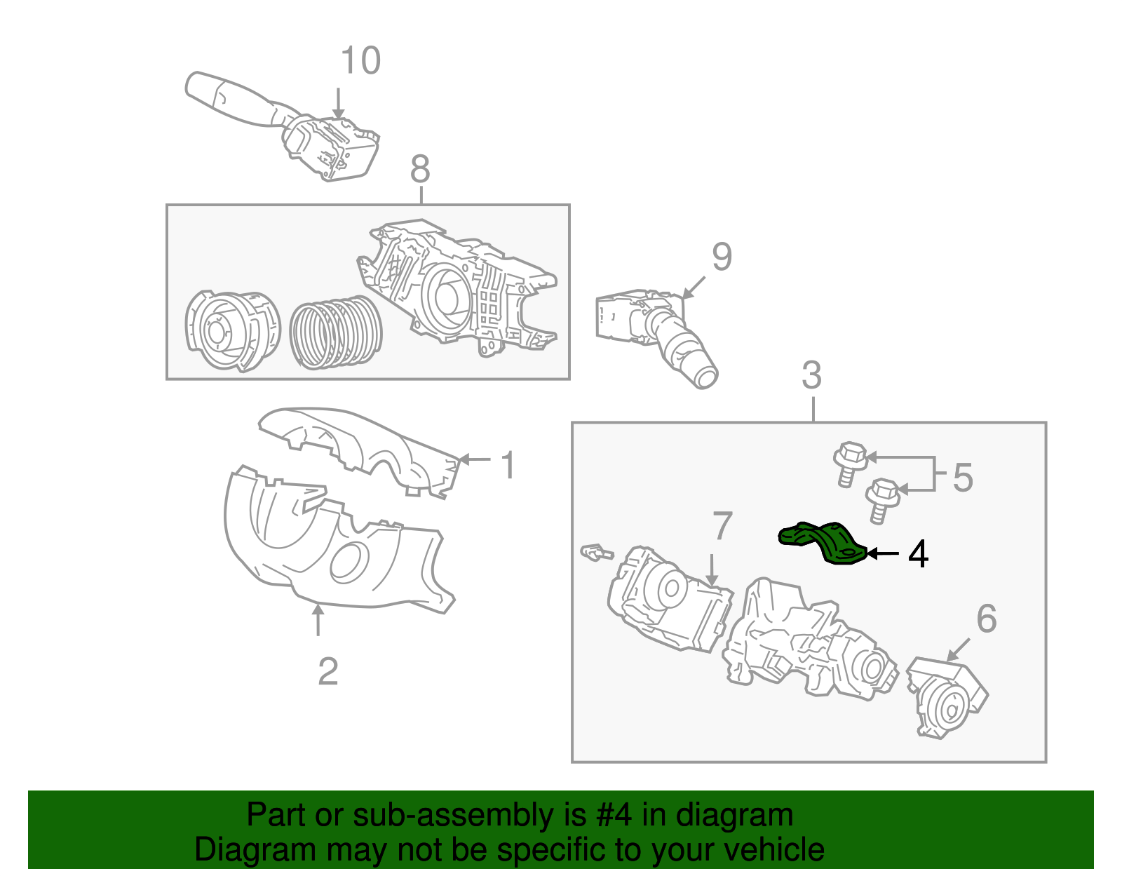 35108-S30-003 - Steering Lock Holder 1997-2017 Honda | Honda Parts Online