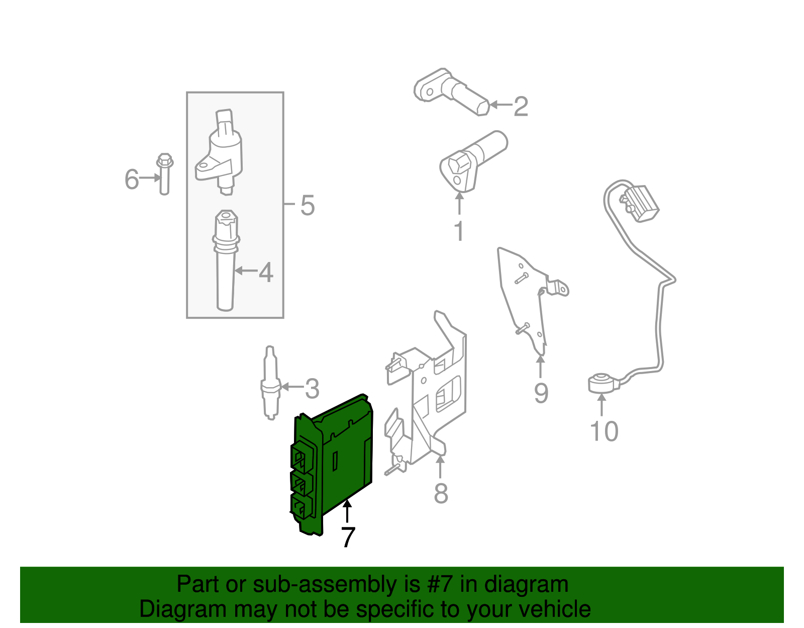 2009-2012 Ford | Engine Control Module (ECM) | 9C2Z-12A650-BCA | Walls ...
