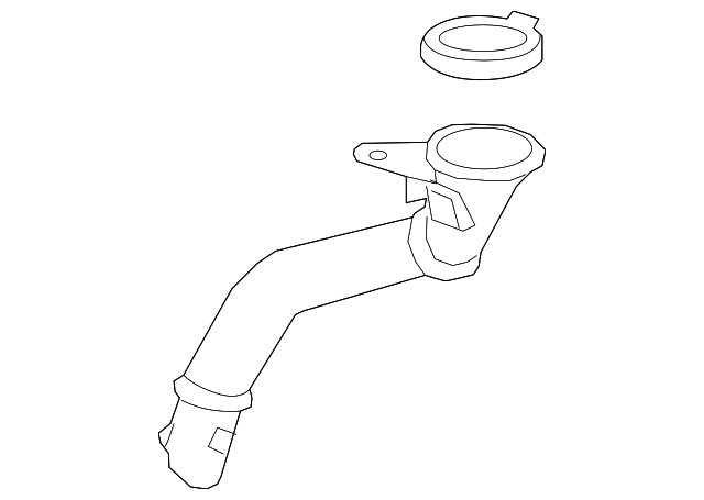 2018-2025 Toyota Washer Fluid Reservoir Filler Pipe 85301-06010 ...
