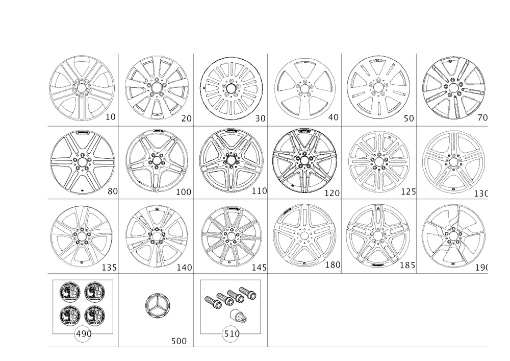212-401-21-02-9709 - Exchange Disk Wheel | Buy Mercedes Parts Now