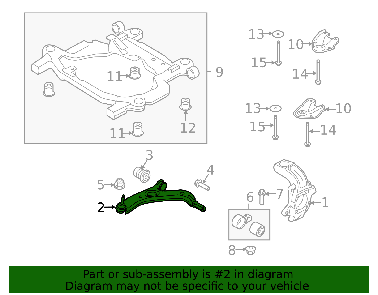 2013-2019 Ford Motorcraft™ Suspension Control Arm MCF-2399 | Awesome ...