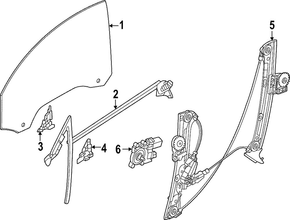 2022-2025 BMW Door Glass 51-33-8-498-592 | BMW Parts Online Hub