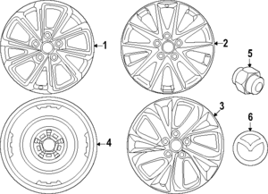 9965-71-7090 - Wheel, Alloy | Mazda Parts Factor