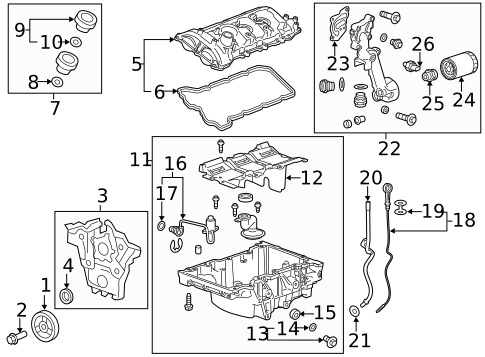 Engine Parts for 2024 Cadillac Escalade | GetOEMParts.com
