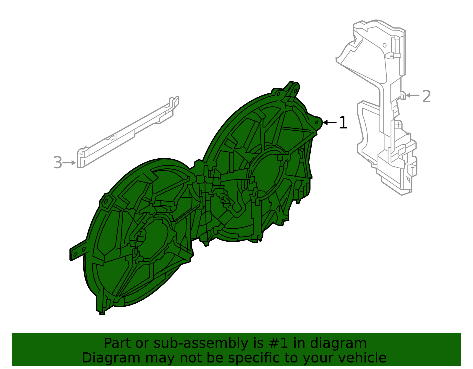 2019-2025 Nissan Altima Fan Assembly 21481-6CA2A | Nissan Parts Plus