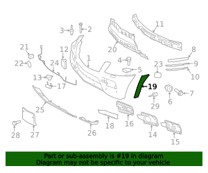 Genuine OEM Wheel Arch Molding | 164-884-98-22-9799 | Fits Select ...