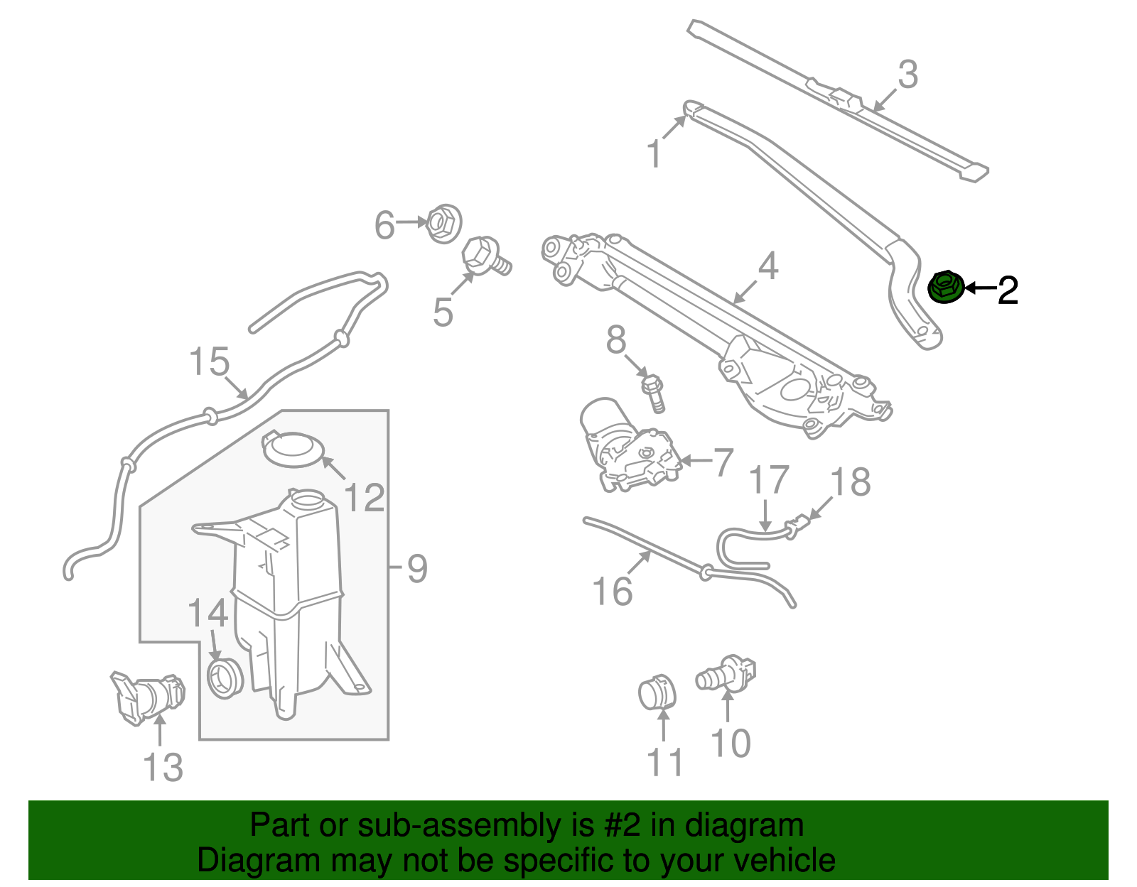 Genuine Toyota Wiper Arm Nut part# 90080-17184 for 2005-2025 Toyota ...