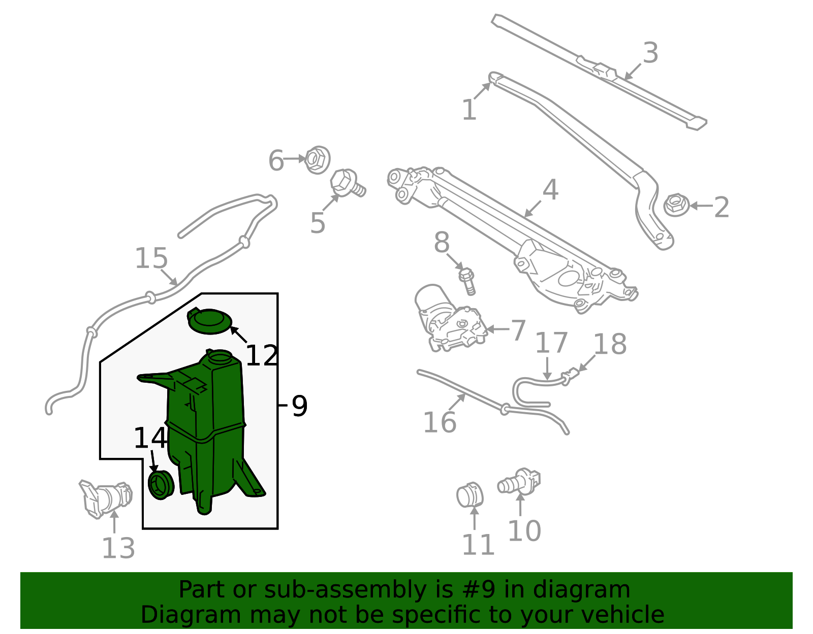 85315-0C080 - Reservoir Assembly - 2007-2020 Toyota Sequoia | Toyota ...