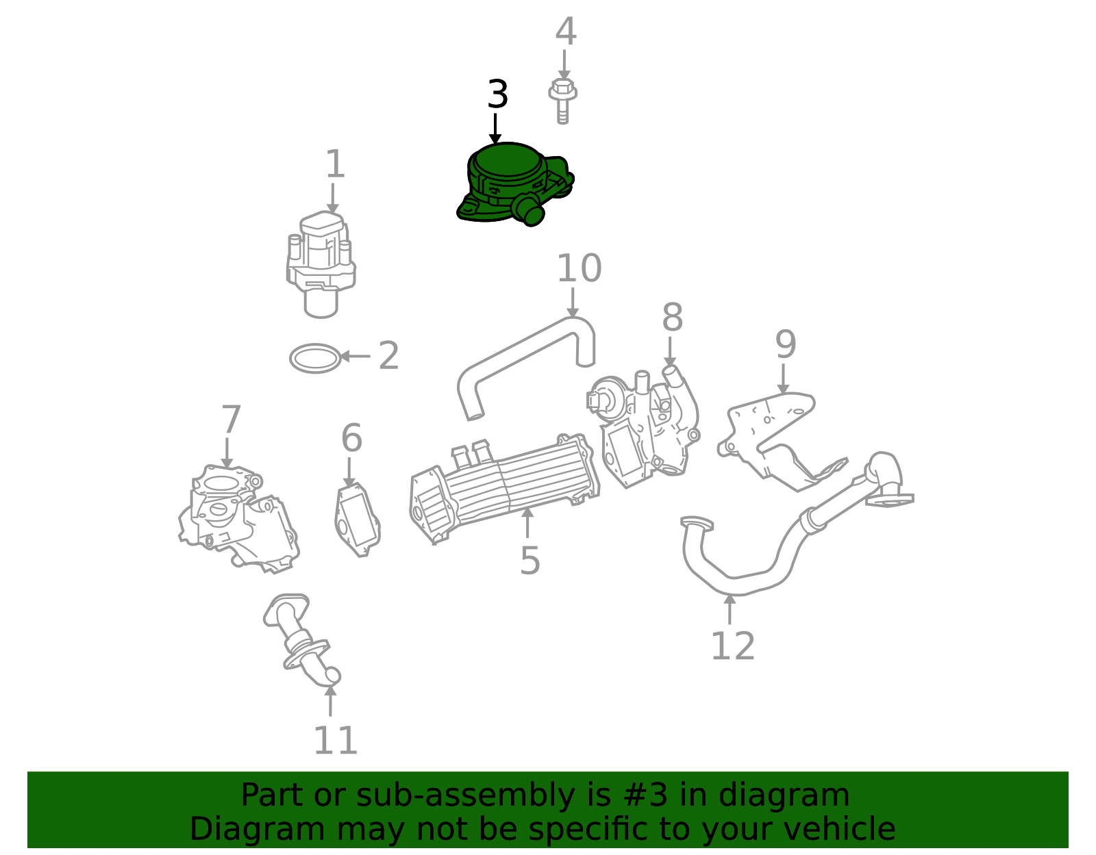 2007-2009 Dodge Pcv Valve 68048205AB | Mopar Parts Canada