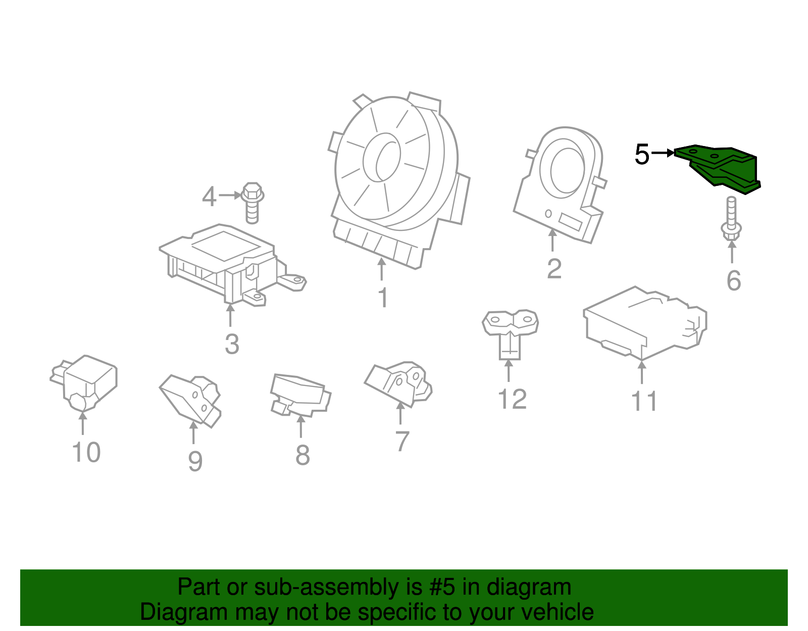 77930-T6Z-B11 - Sensor Assembly Front Crash (Denso) - 2017-2021 Honda | Honda Parts Cheap