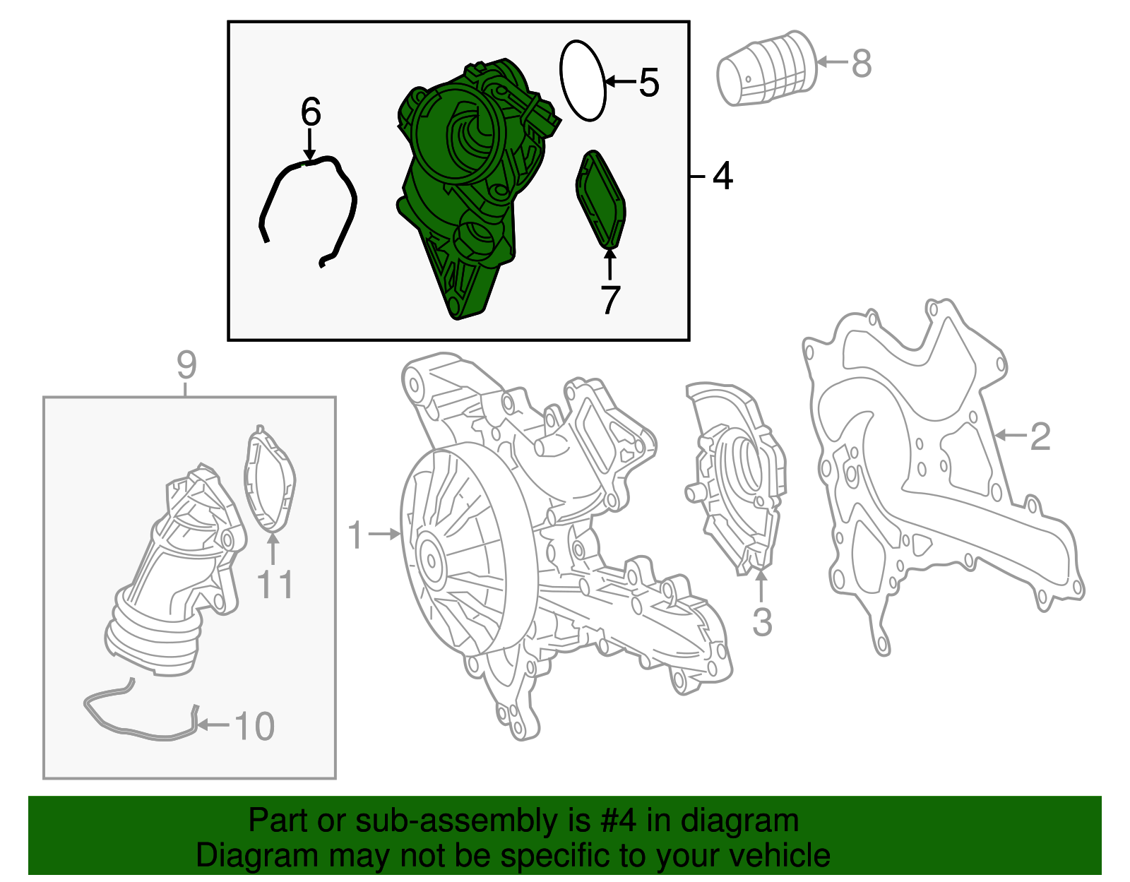 Genuine OEM Engine Coolant Thermostat Kit | 276-200-05-00 | Fits Select ...