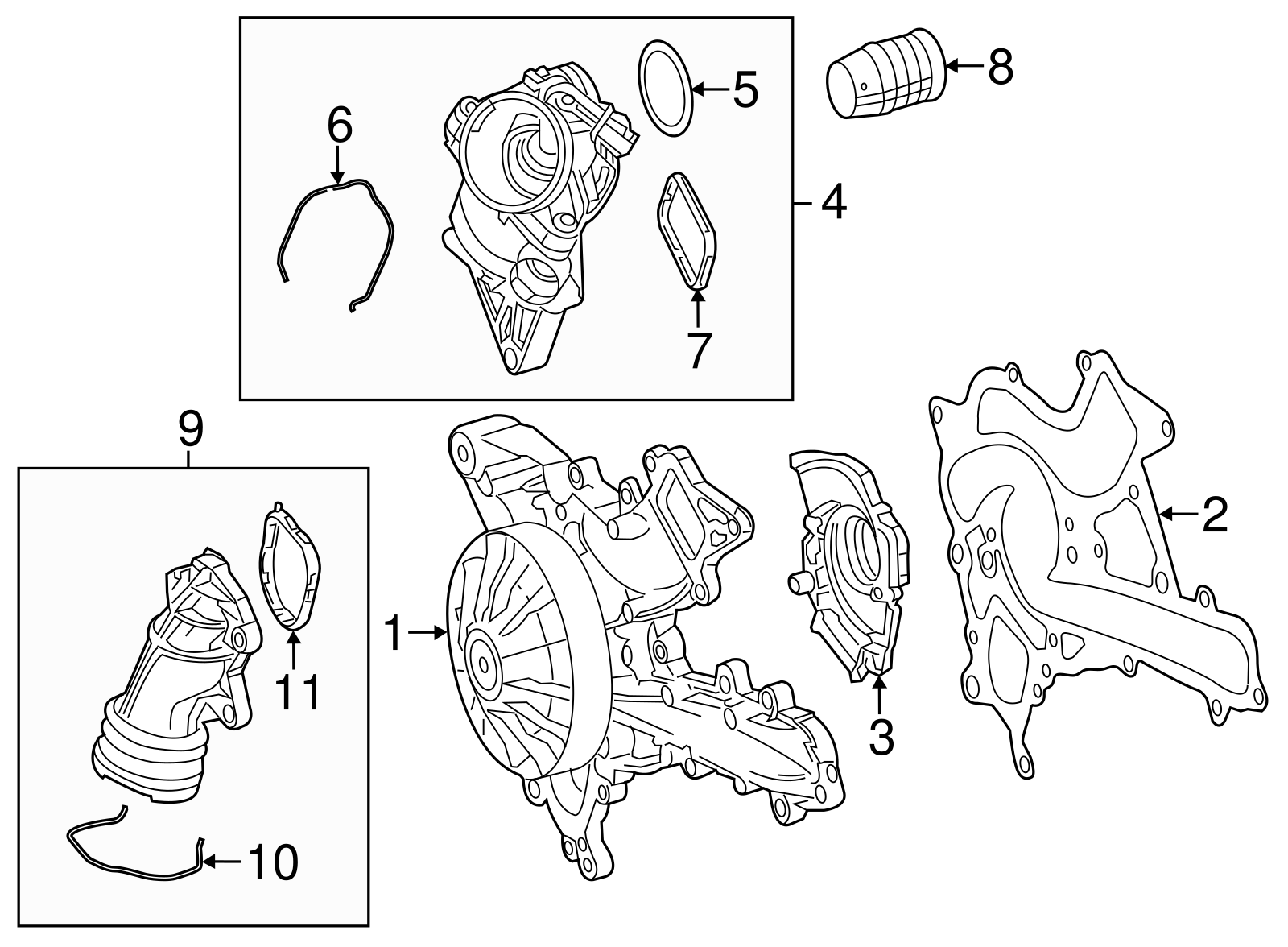 276-200-05-00 - Thermostat Mercedes-Benz USA Parts