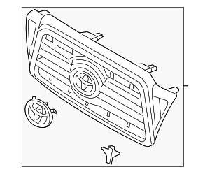 Toyota Grille Part# 5310004440 | Toyota of Colorado Springs