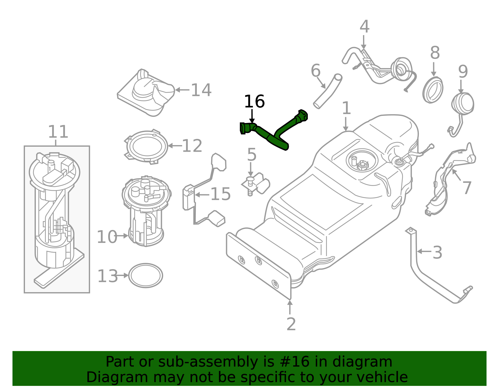 17226-EA000 - Vent Hose - 2005-2019 Nissan | World OEM Parts Nissan