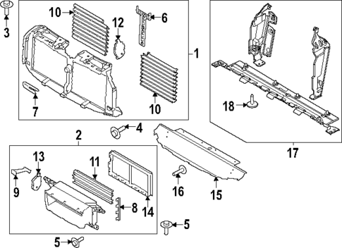 Splash Shields for 2017 Ford F-150 | Ford Parts Catalog