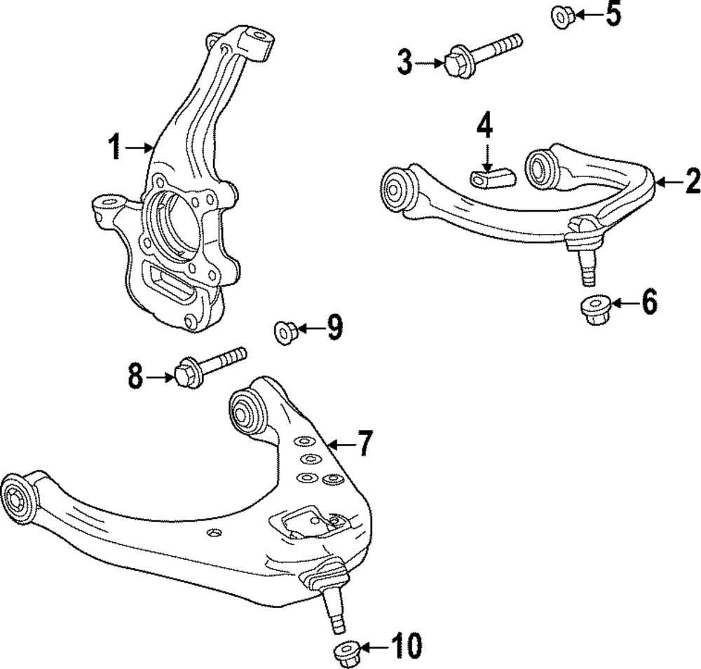2022-2025 GMC Upper Control Arm 85159692 | Capital Chevy Parts