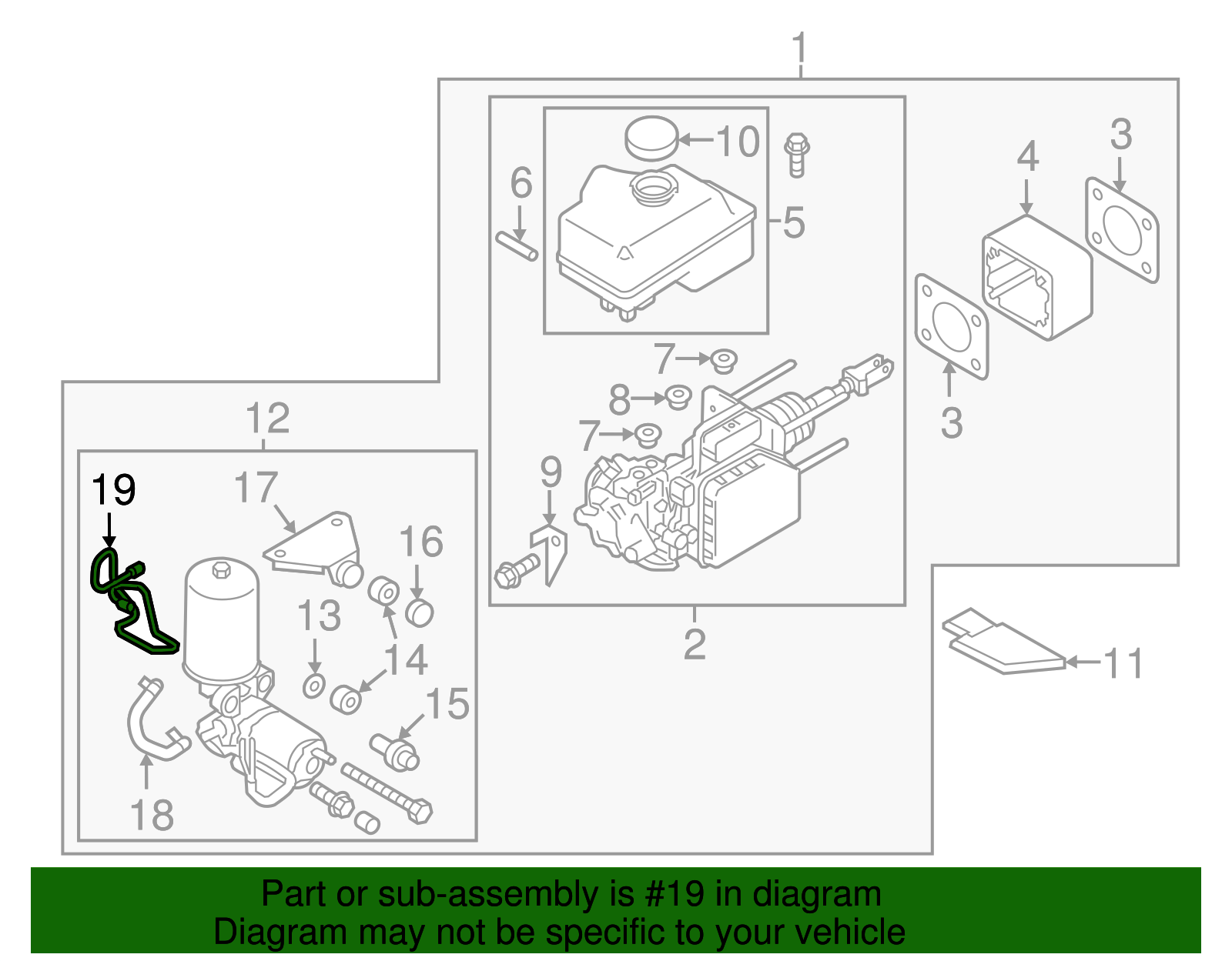 2017-2025 Nissan Brake Tube 46252-1LA1A | Nissan Parts Central