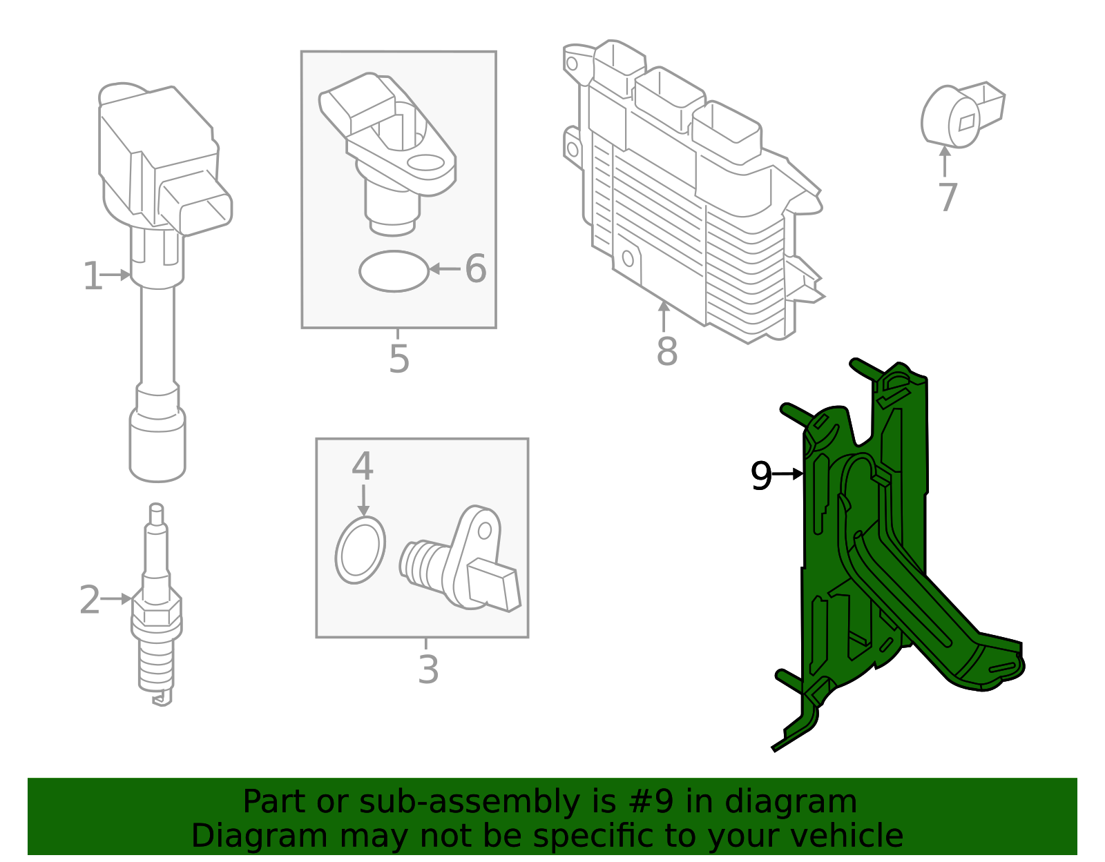 2020-2025 Nissan Sentra Mount Bracket 23714-6LB0A | Mossy Nissan ...